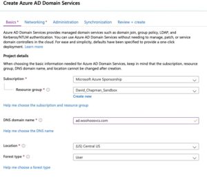 Intro To Azure Active Directory Domain Services - Woohoo Services Blog!